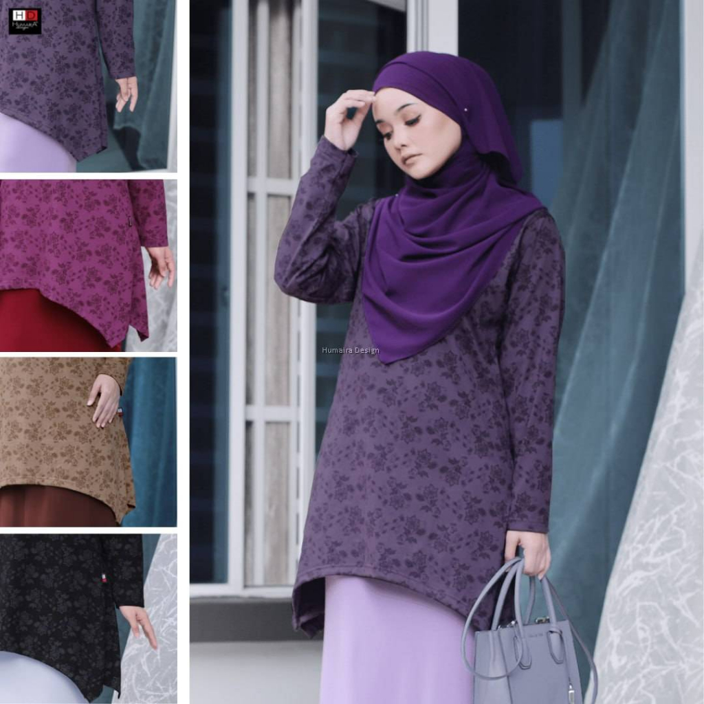 TSHIRT HUMAIRA DESIGN : CAMELLIA (NEW DESIGN) | Shopee Malaysia
