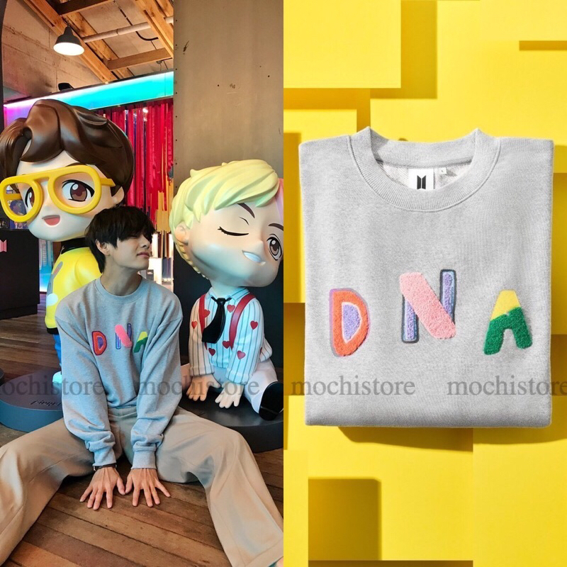 bts unofficial fanmade dna pop up store sweatshirt | Shopee Malaysia