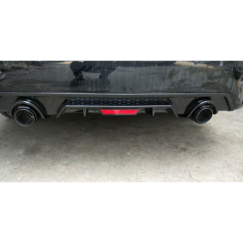 Honda Civic FC 2016 - 2021 Rear Diffuser with Reflector Brake light LED ...
