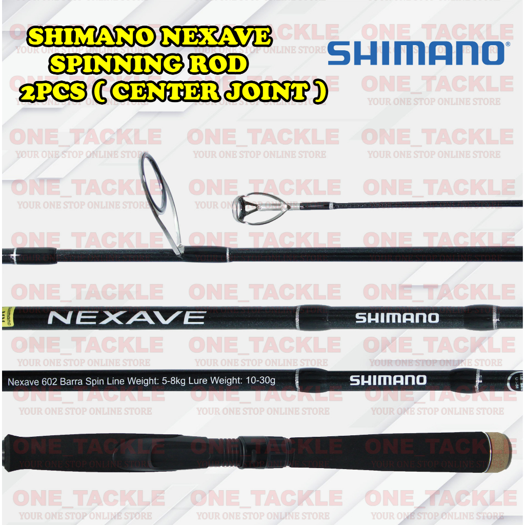 19' Shimano nexave spinning rod 2pcs (center joint) | Shopee Malaysia