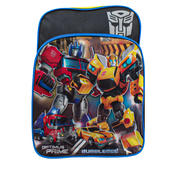 New! Transformers Optimus Prime and Bumblebee Autobot 14" Backpack Pre ...