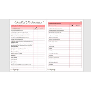 270 Checklist Kahwin / Wedding Checklist / Wedding Planner / Planner ...