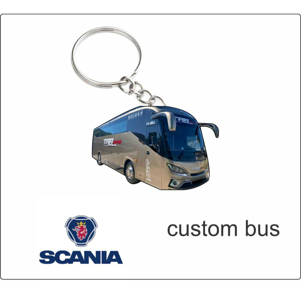 scania bus brown keychain 2d | Shopee Malaysia