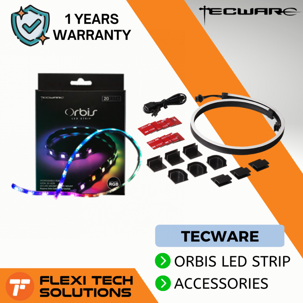 Flexi Tech TECWARE Orbis RGB LED Strip Requres Orbis Controller to function | Shopee Malaysia