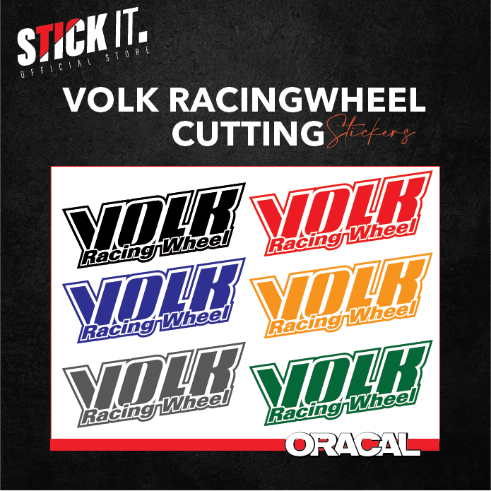 [READY STOCK] VOLK RACING WHEEL CUTTING STICKERS | Shopee Malaysia