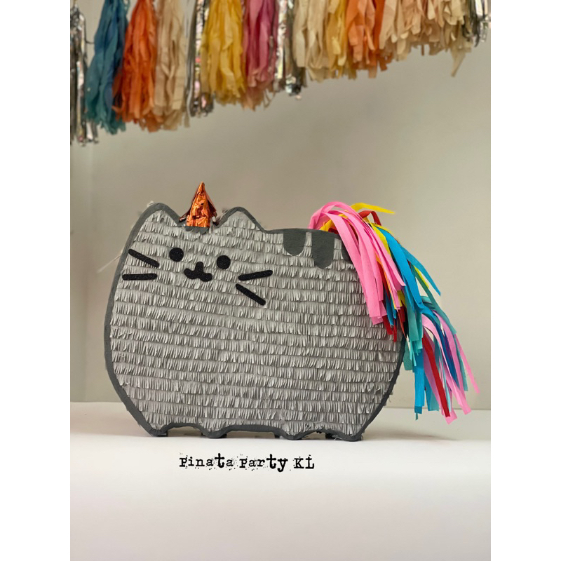 Pusheen pinata (FREE pinata stick) | Shopee Malaysia