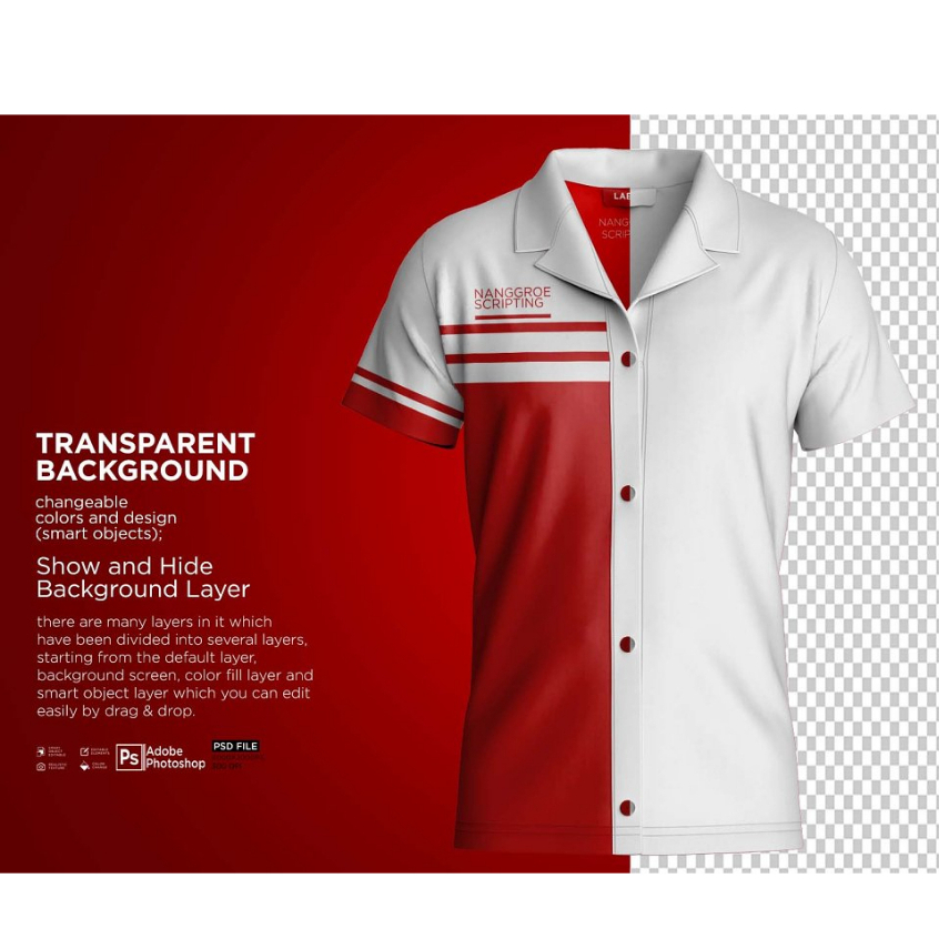 Suite Shirt Short Sleeve Mockup | Mockup Tshirt High Quality Photoshop ...