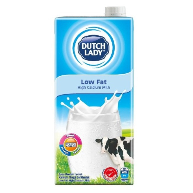 Dutch Lady Low Fat UHT Milk 1 Liter | Shopee Malaysia