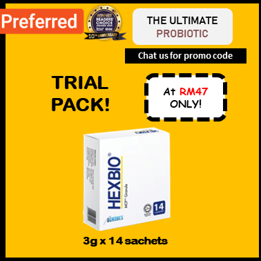 HEXBIO Probiotic 3g X 14’s TRIAL PACK | Shopee Malaysia