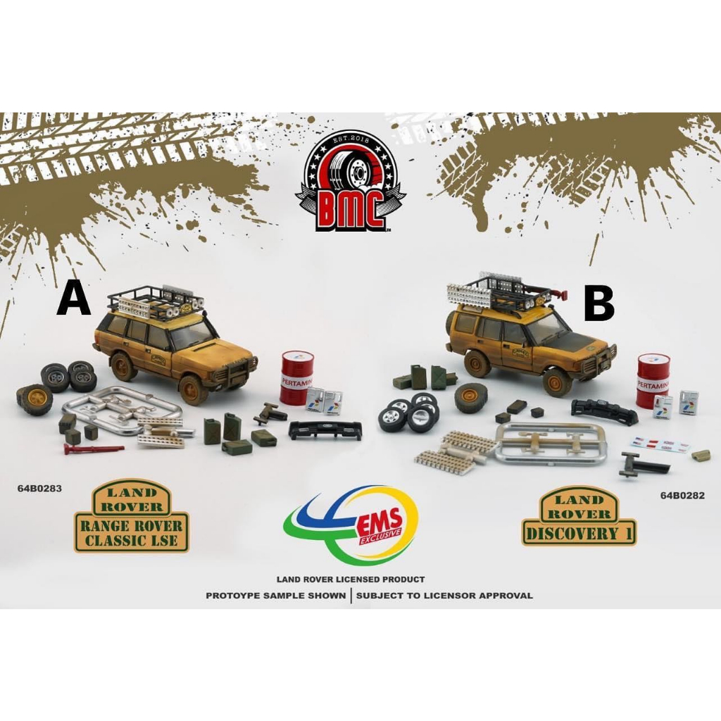 BMC BM Creations Junior 1/64 "Dirty Camel" Land Rover Discovery 1 ...