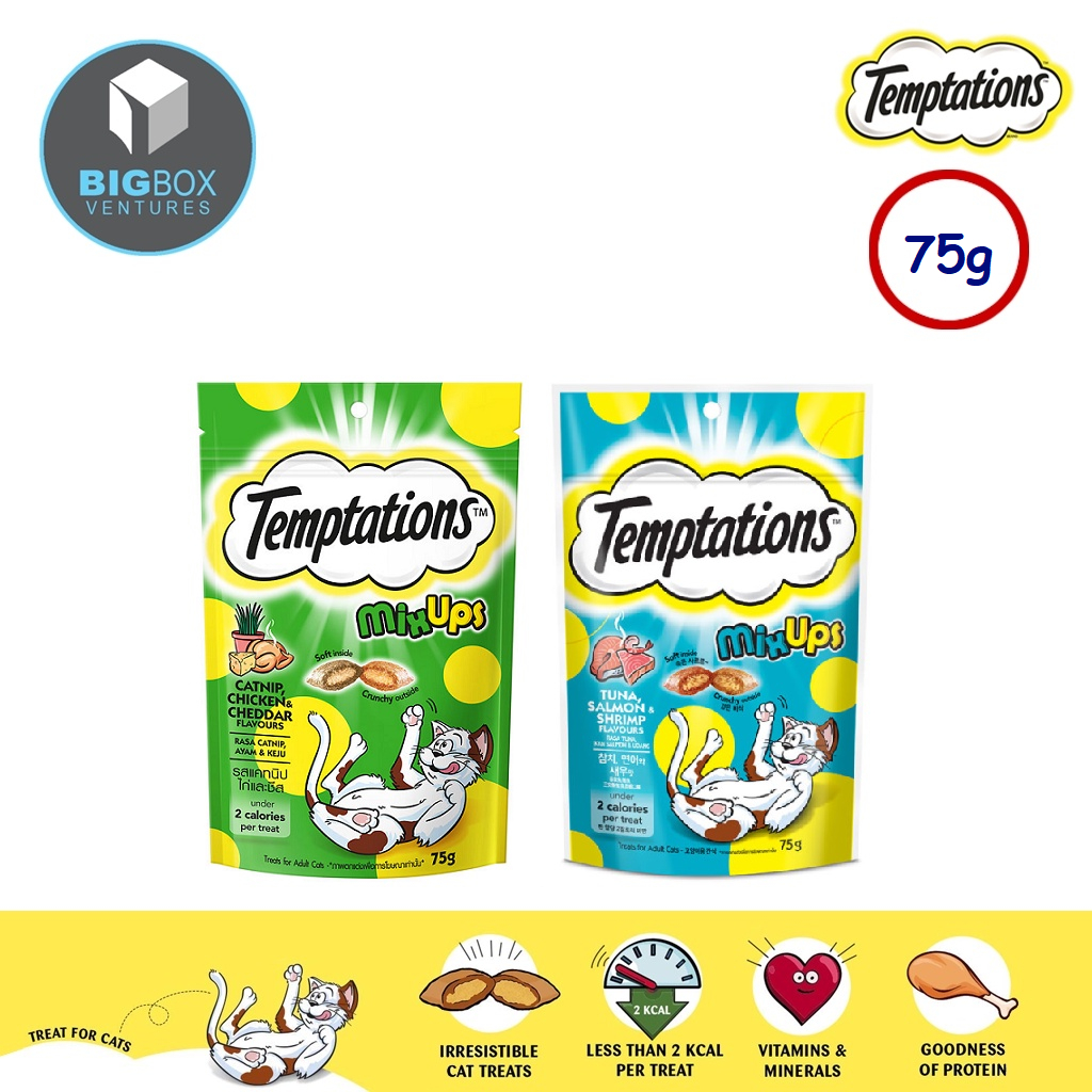 [new Launch] Temptations Mix Ups Cat Treats Catnip Chicken And Cheddar