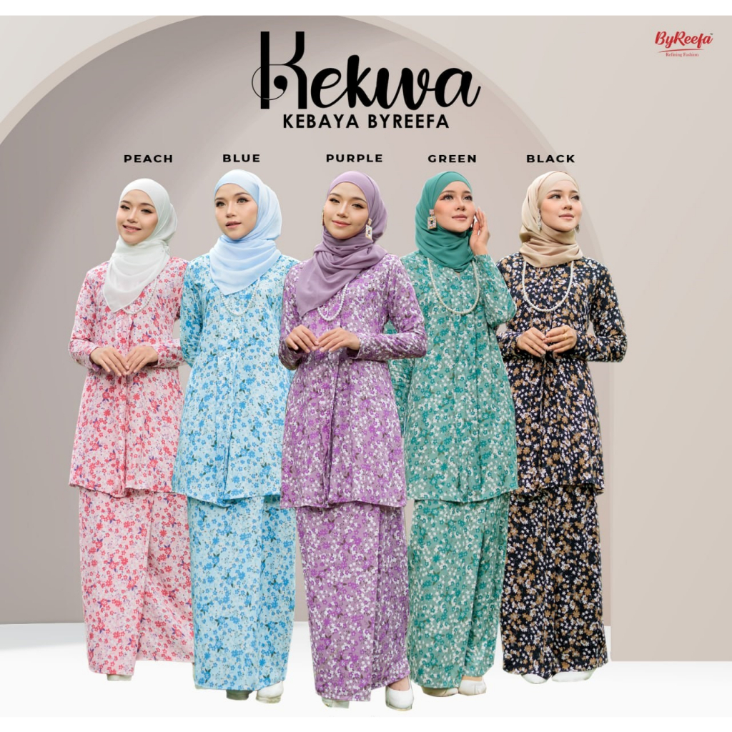 [Raya 2023] Kebaya Kekwa ByReefa Collection | Shopee Malaysia
