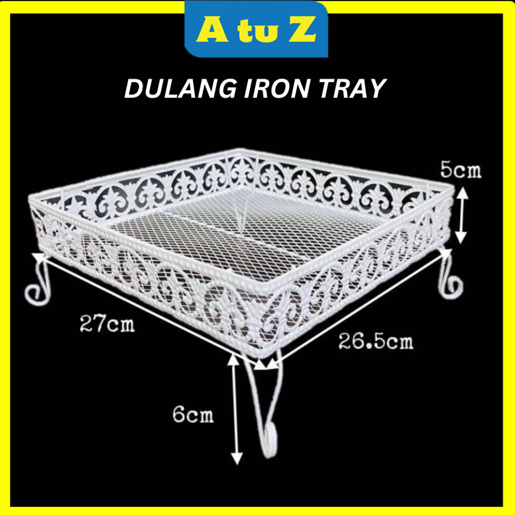 AtuZ Dulang Hantaran Kahwin Iron Tray Besi Gubahan Nikah Wedding ...