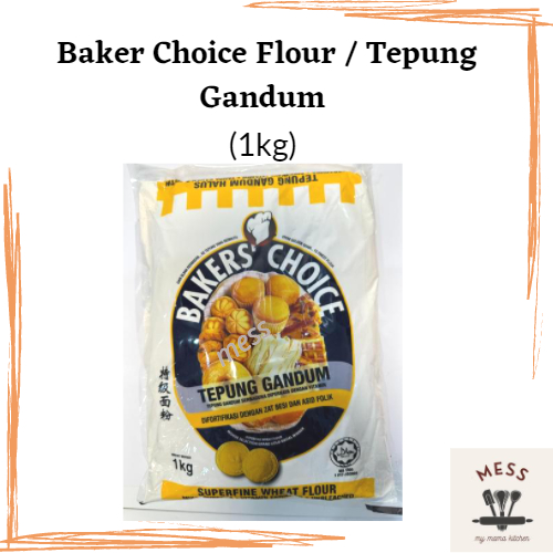Baker Choice Flour / Tepung Gandum Baker Choice (1kg) | Shopee Malaysia