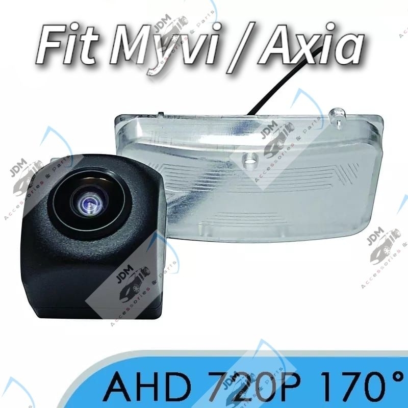Perodua Axia Myvi 100% Fit Rear Plate Lamp Reverse Camera [ Ready Stock ...