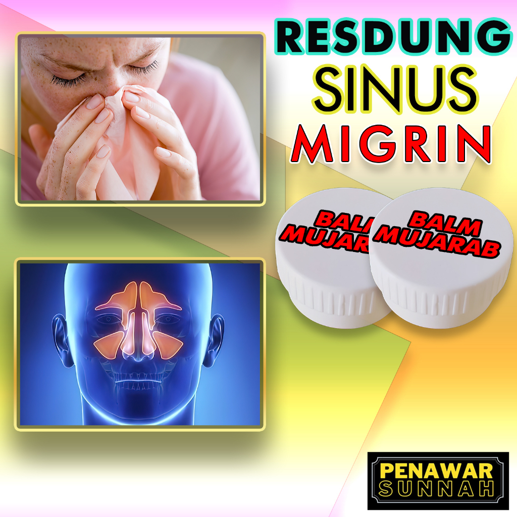 Balm Resdung Herba Tradisional Hidung Gatal Terapi Resdung Sinus Care ...