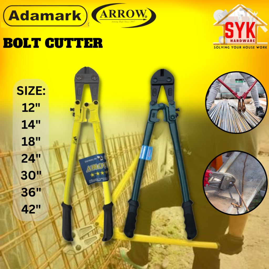SYK Adamark Arrow Bolt Cutter Heavy Duty Wire Steel Bolt Cutter Chain ...