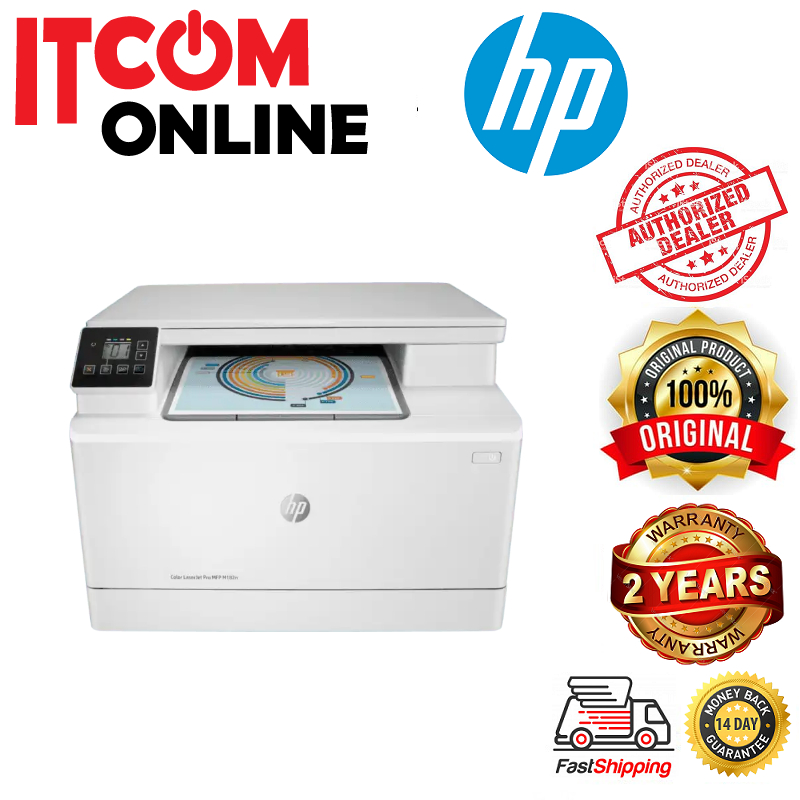 HP LASERJET PRO MFP COLOUR 7KW54A/M182N PRINTER (P/S/C/N) | Shopee Malaysia