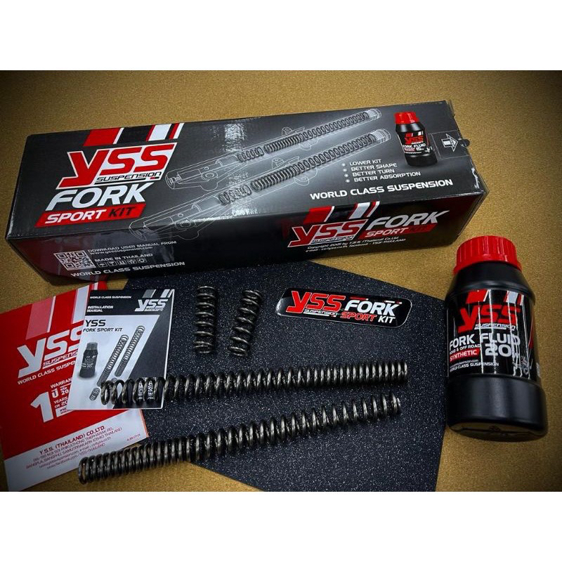 YSS Racing Yamaha Nvx V1 V2 Aerox Racing Fork Lower Spring Kits 1.5inci ...