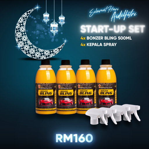 🔥PROMOSI KILANG🔥 BONZER BLING CLASSIC START-UP SET ( NANO COATING, SUPER WAX ) | Shopee Malaysia