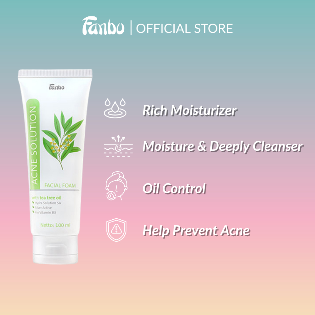 FANBO Acne Solution Facial Foam | Shopee Malaysia