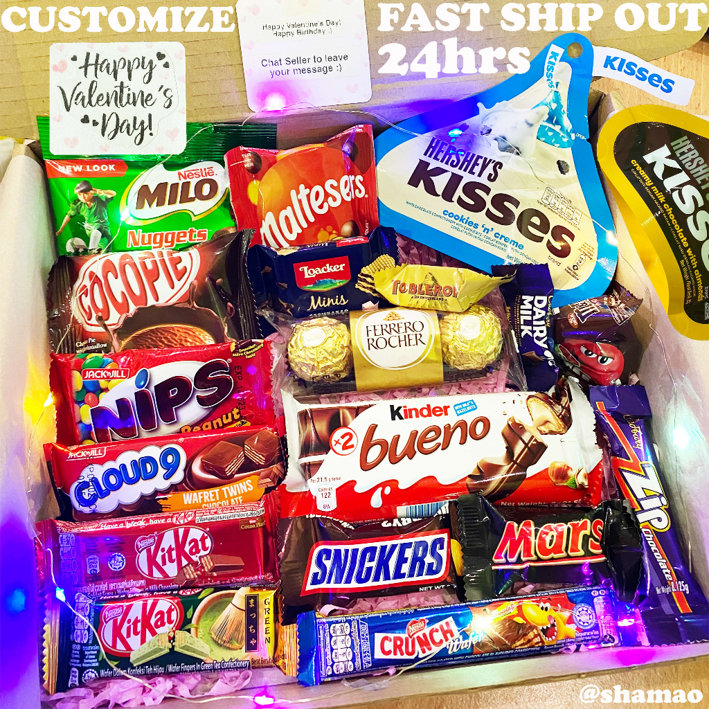[Ready Stock] Chocolate Gift Box Surprise Gift Box Murah Chocolate ...
