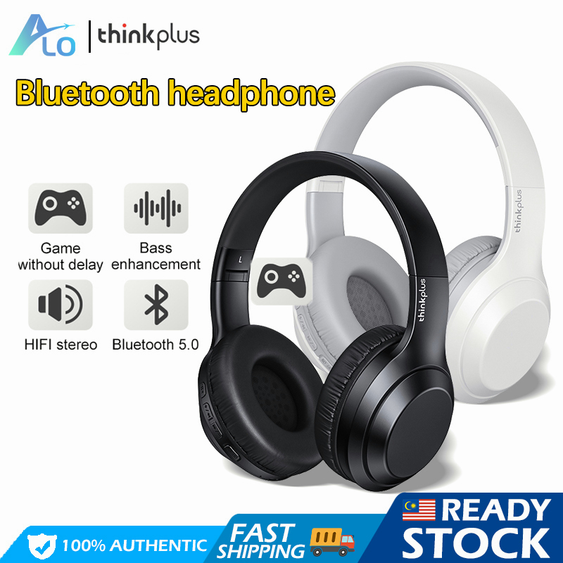 Lenovo Thinkplus TH10 Stereo Wireless Headphone Bluetooth Earphones 9D ...
