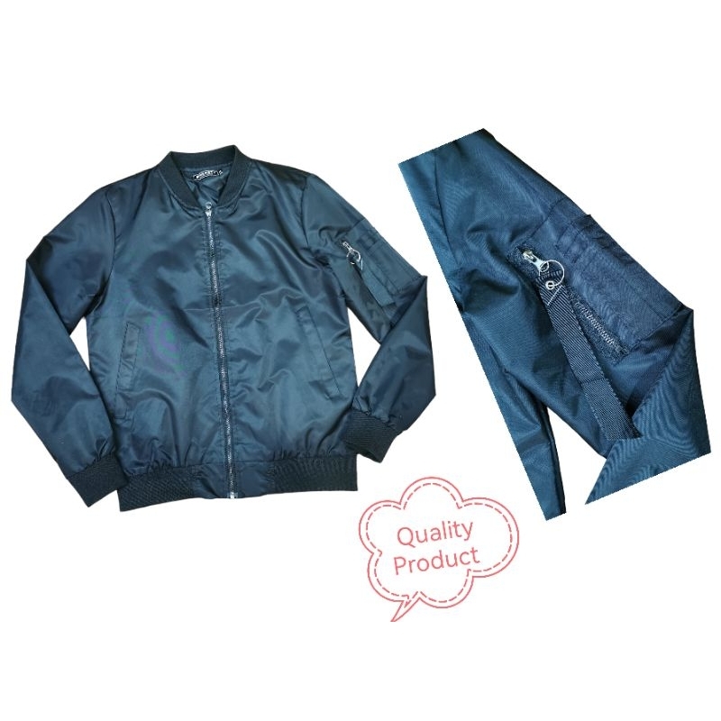 Unisex Bomber Jacket Plan Harga Murah Styles Jacket | Shopee Malaysia
