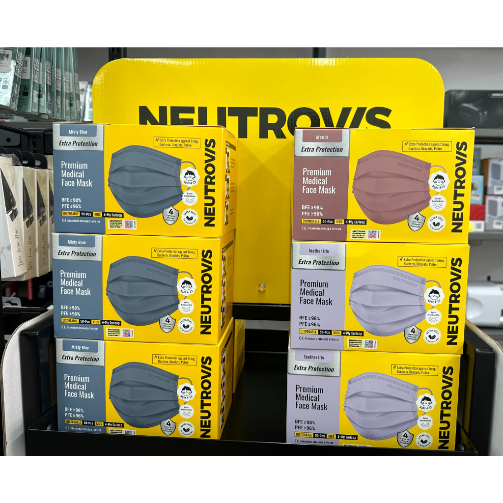 Neutrovis 4-Ply Premium Medical Face Mask 50 pcs | Shopee Malaysia