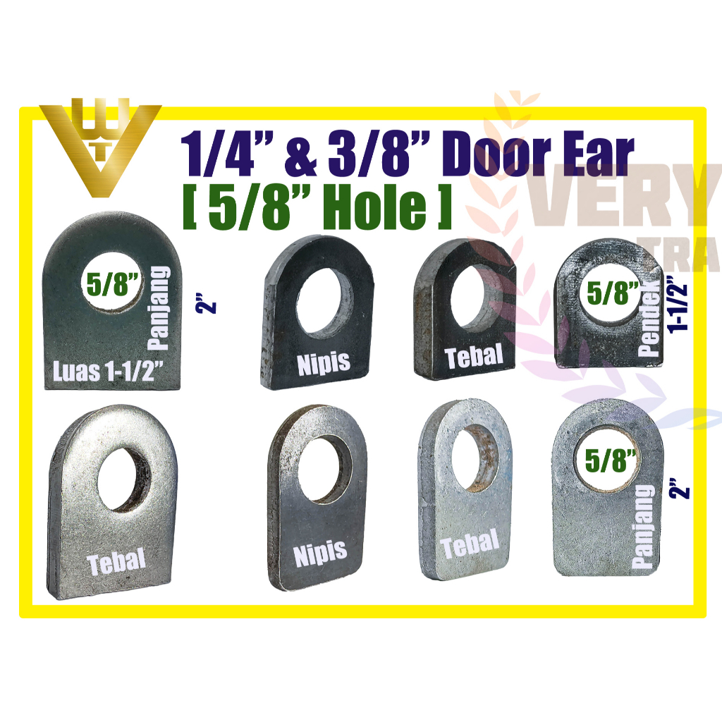 VERYWELD Welding Metal Door Ear / Telinga Pendek / Ear Bracket ... VERYWELD Welding Metal Door Ear / Telinga Pendek / Ear Bracket ...