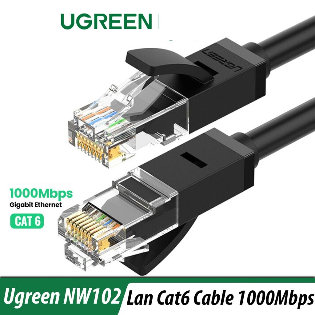 10M / 5M / 20M Ugreen UG-NW102 CAT6 LAN Cable - Ugreen Cat6 LAN Cable - Ugreen Kabel Internet ...