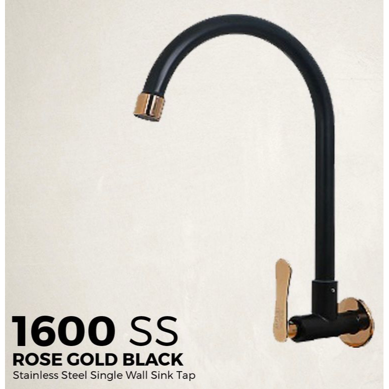 Sink Tap Rose Gold Isano Wall / Pillar | Shopee Malaysia