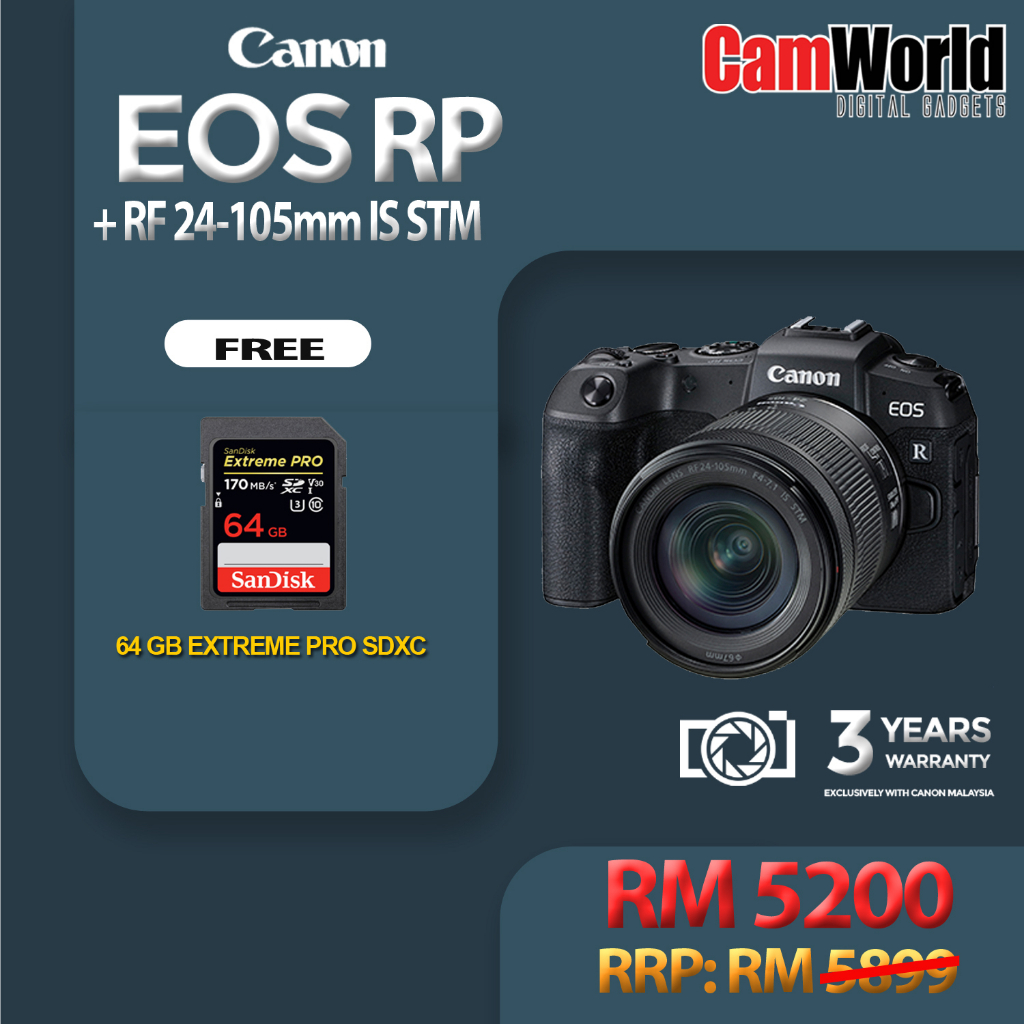 Canon EOS RP Kit ( RF24-105 IS STM ) | Shopee Malaysia