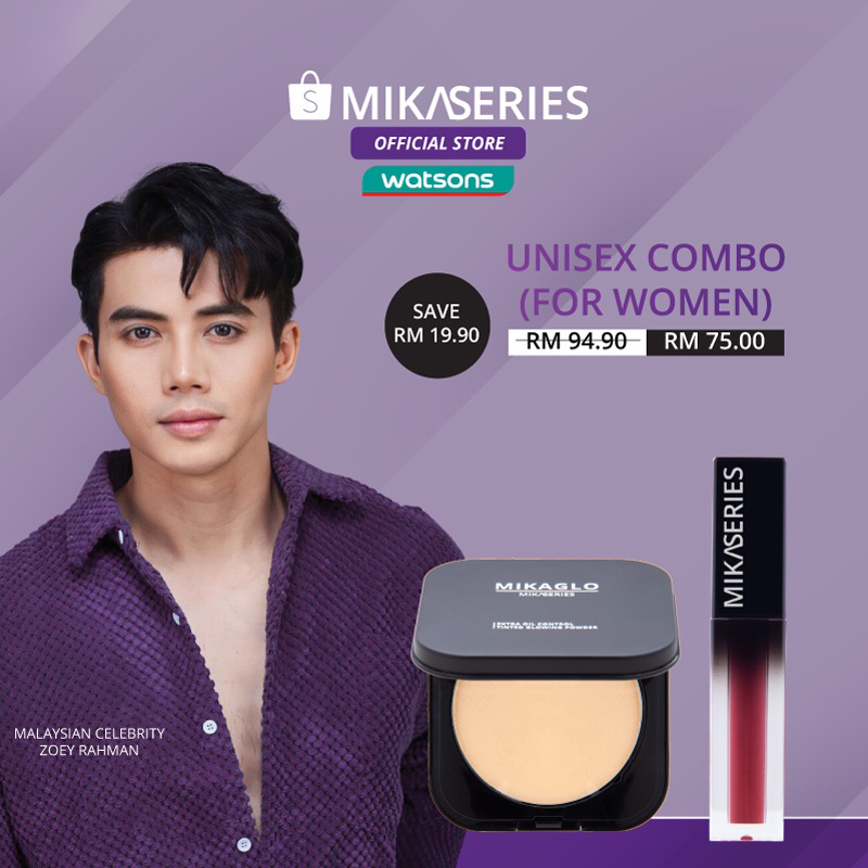 MIKASERIES - UNISEX COMBO (For Women) Mikaglo + Soft Matte Lip Cream ...
