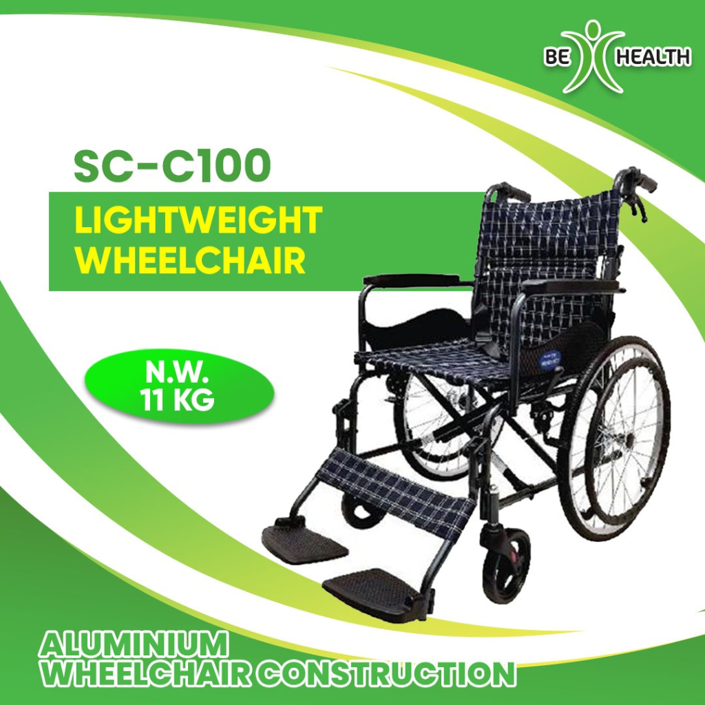 Sowell Lightweight Wheelchair / Kerusi Roda Ringan (SC-C100) | Shopee ...