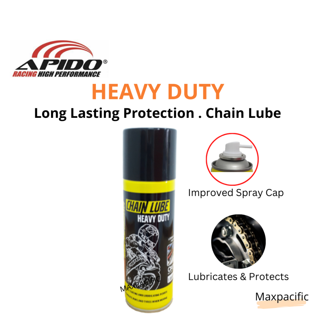 Apido Chain Lube Spray Rantai Motosikal Minyak Rantai Motor Lubricant ...