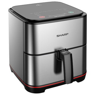 SHARP 5L AIR FRYER KFAF50MBK / KFAF50MST // SHARP 7L AIR FRYER ...
