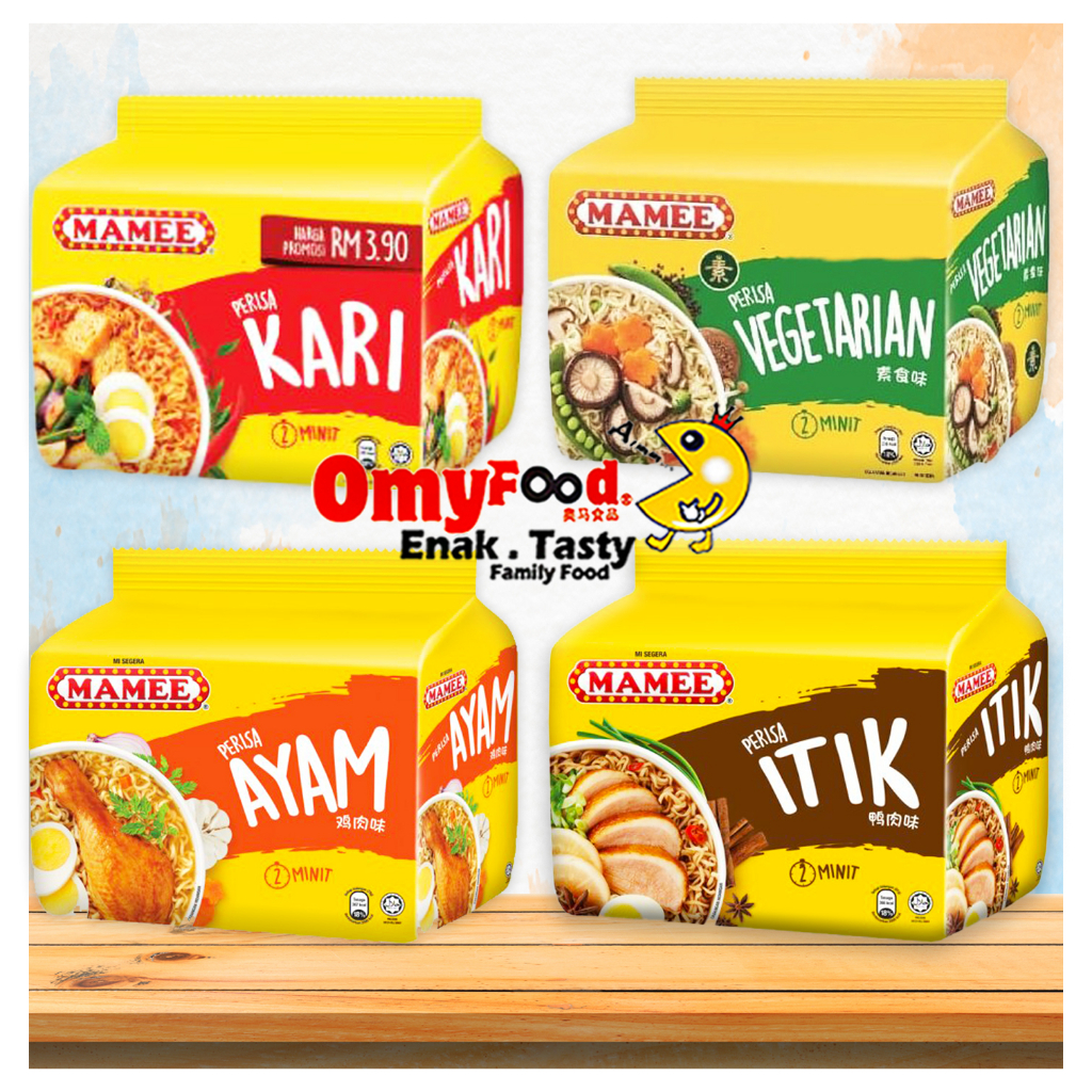 79g / 80g / 81g (1pack) Mamee Instant Noodles [Kari / Vegetarian / Ayam ...