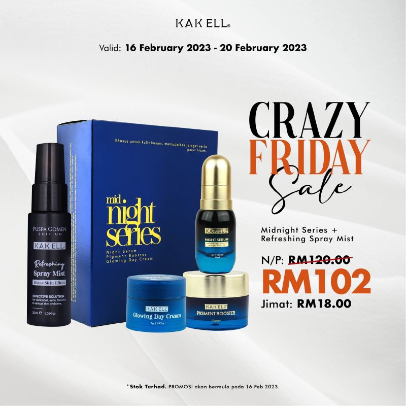 SET JERAGAT KAK ELL ( BLACK SERIES) | Shopee Malaysia