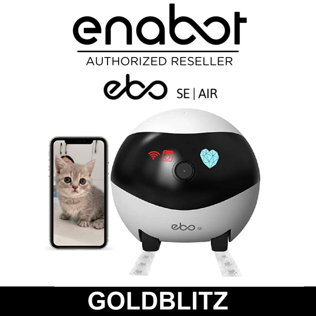 ENABOT EBO SE / AIR Smart WIFI Companion Family Robot Monitor FHD With Audio Security Camera App ...