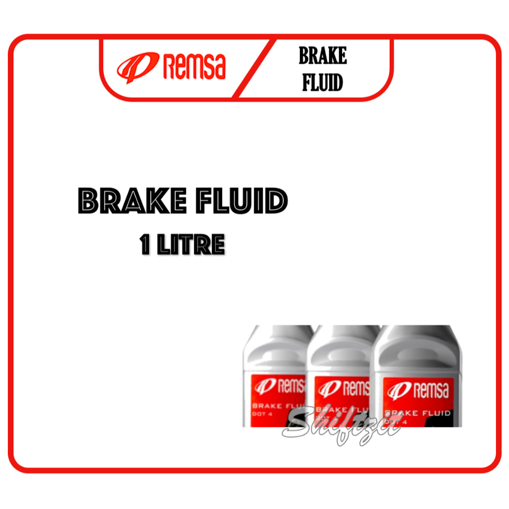 Original Remsa Brake Fluid - Dot 4 1Litre (1 Bottle) | Shopee Malaysia