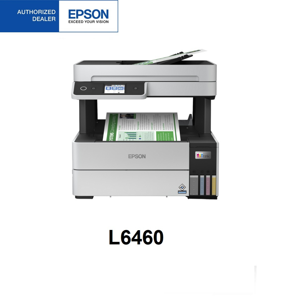 Epson EcoTank L6460 A4 Ink Tank Printer (Free Extra Original Ink 1 sets ...