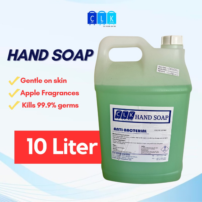 CLK - HAND SOAP [ 10 Liter ] Apple Fragrances | Shopee Malaysia