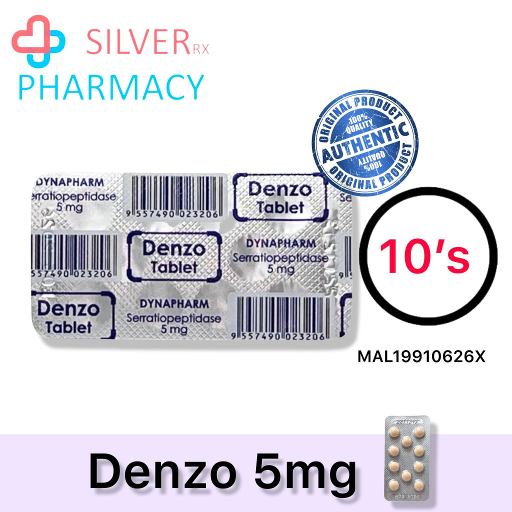 [Exp 05/2026] Denzo, Enzdase E.C/ NoriPapain,Beazyme [Serratiopeptidase ...