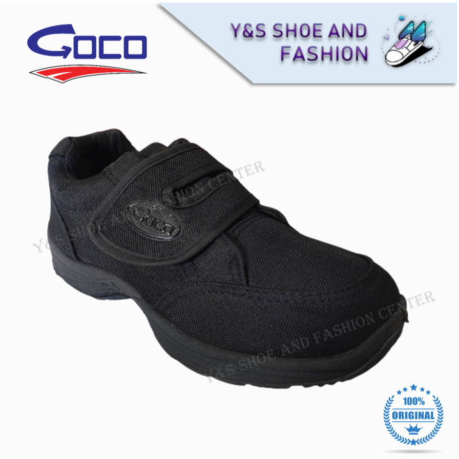 Original Goco Unisex Black Primary Secondary School Shoes | Kasut ...