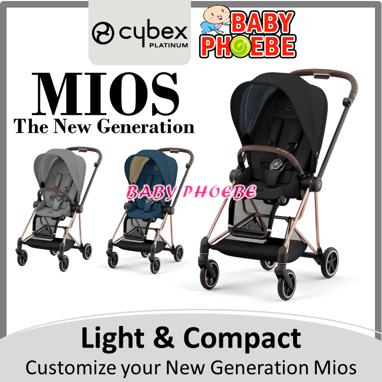 Cybex Platinum Mios Stroller Light & Compact Seat Pack Frame - Newborn ...