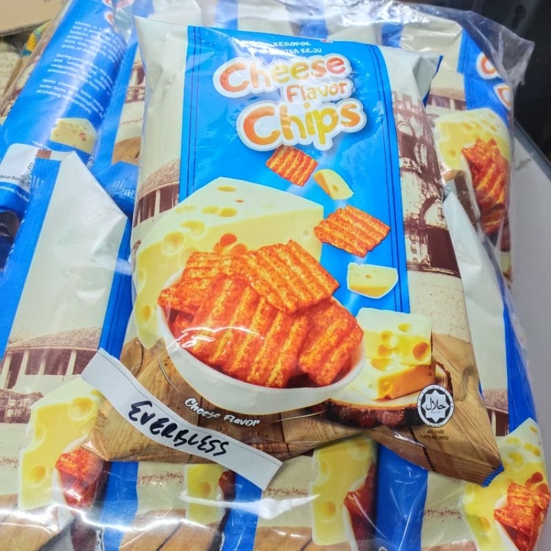 Keropok Cheess Flavour Chip FOURWAY HALAL Perisa Keju | Shopee Malaysia