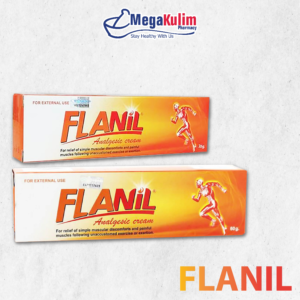 Flanil Analgesic Cream 30g / 60g | Shopee Malaysia