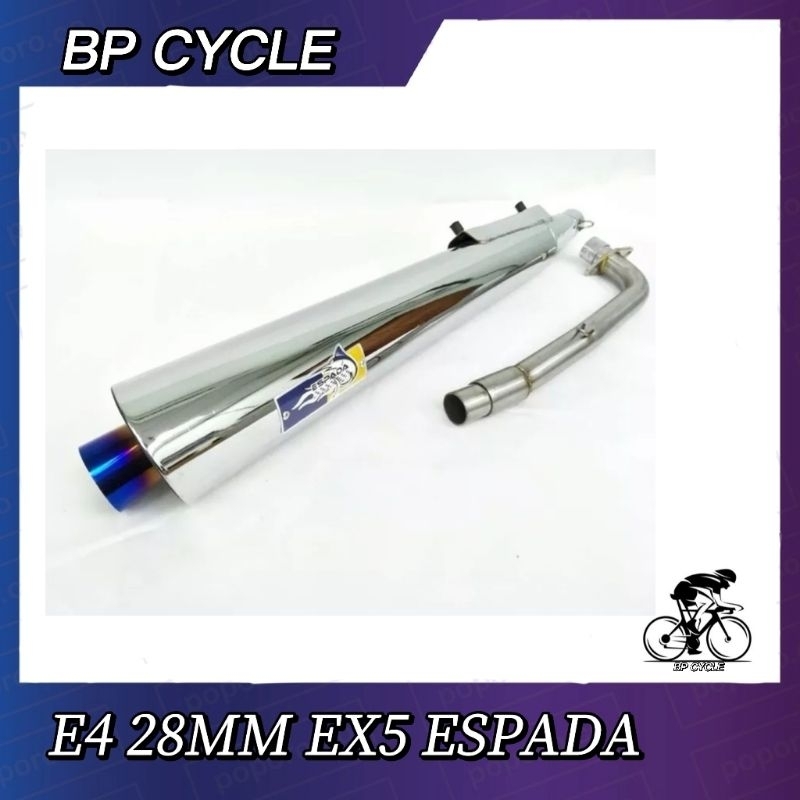 ESPADA EX5 STANDARD CUTTING 28MM EXHAUST PIPE E4 | Shopee Malaysia
