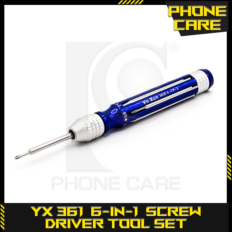 YAXUN 6-IN-1 OPENING MAGNETIC DISASSEMBLY SCREW DRIVER TOOL KIT SET FOR ...
